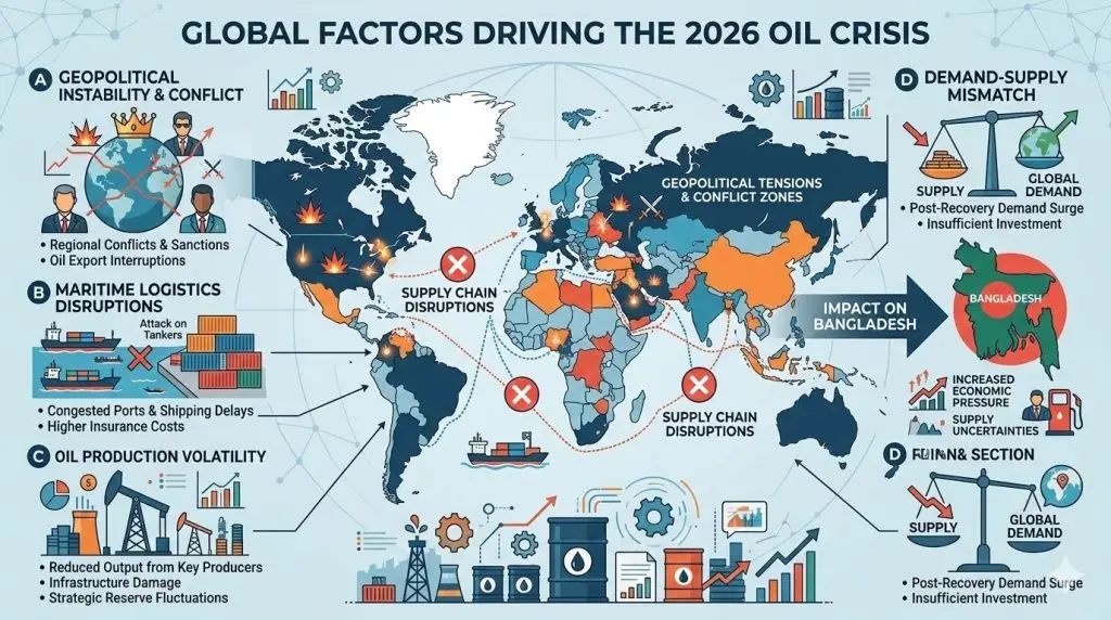 Severe Oil Crisis in Bangladesh Shocks Economy in 2026